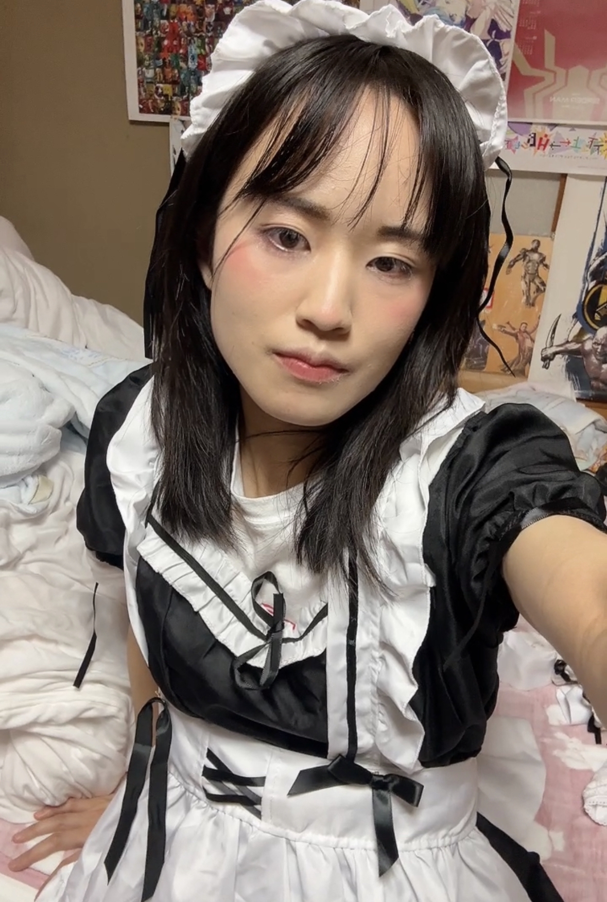 CF574112 メイドコスプレです♡